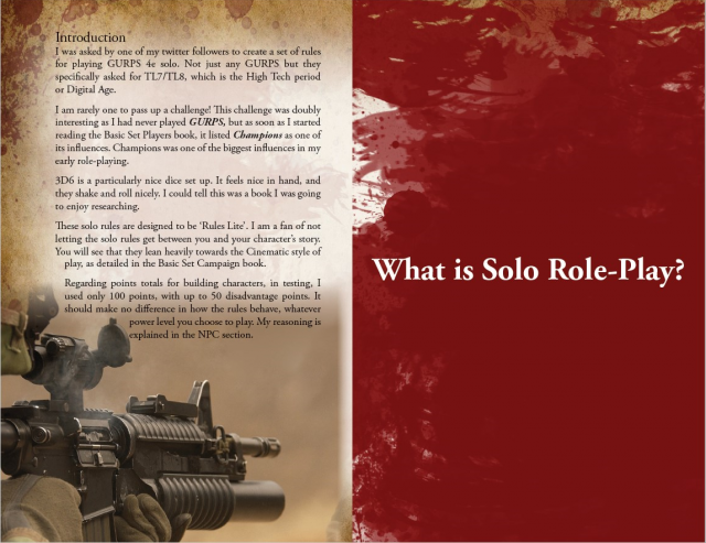 SURPS (GURPS) Solo Universal Role Play System - Solo Roleplaying & Game ...