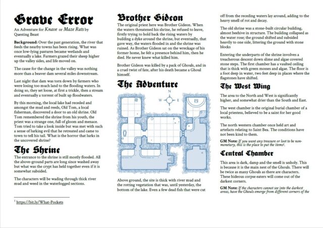 Graves, Knaves and Maze Rats - Solo Roleplaying & Game Mastery